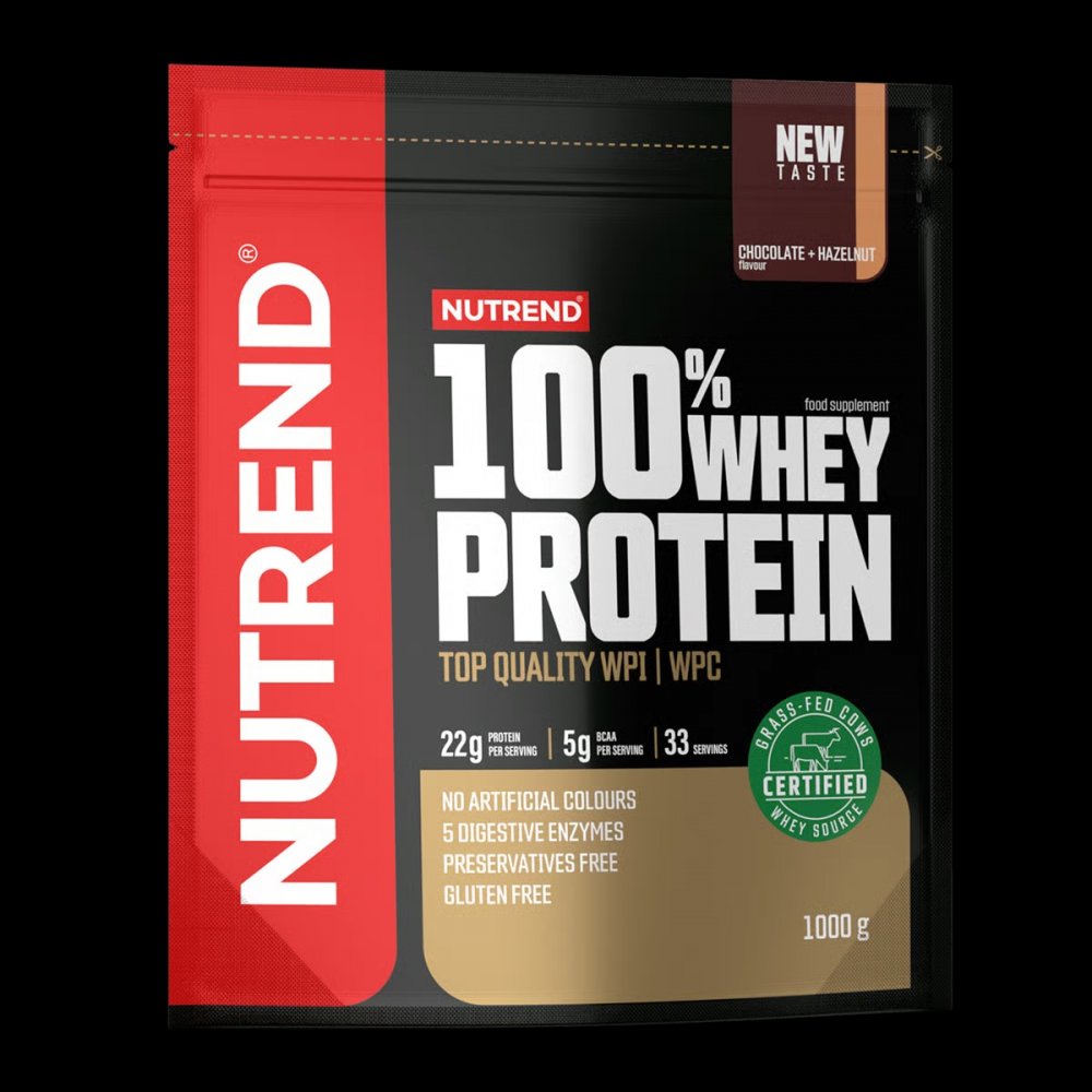 100% Whey Protein Nutrend 1000g - Příchuť: čokoláda+lískový ořech
